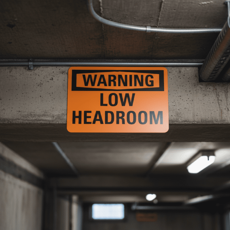 Warning Low headroom – Signondemand Store